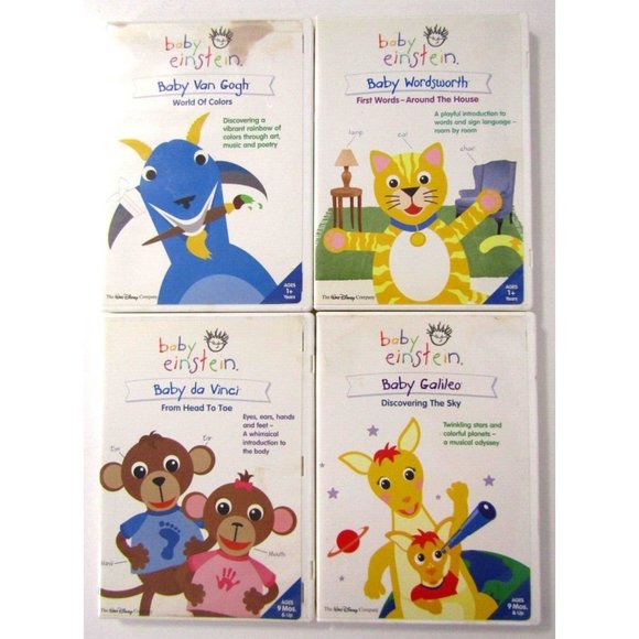 Media | Baby Einstein Lot Of 4 Dvds Perfect For Babies And Small ...